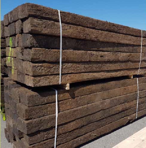 Grade A Reclaimed Railway Sleepers x 2.6m | Morgan Supplies Gloucester Grade A Reclaimed Railway Sleepers x 2.6m | Morgan Supplies Gloucester